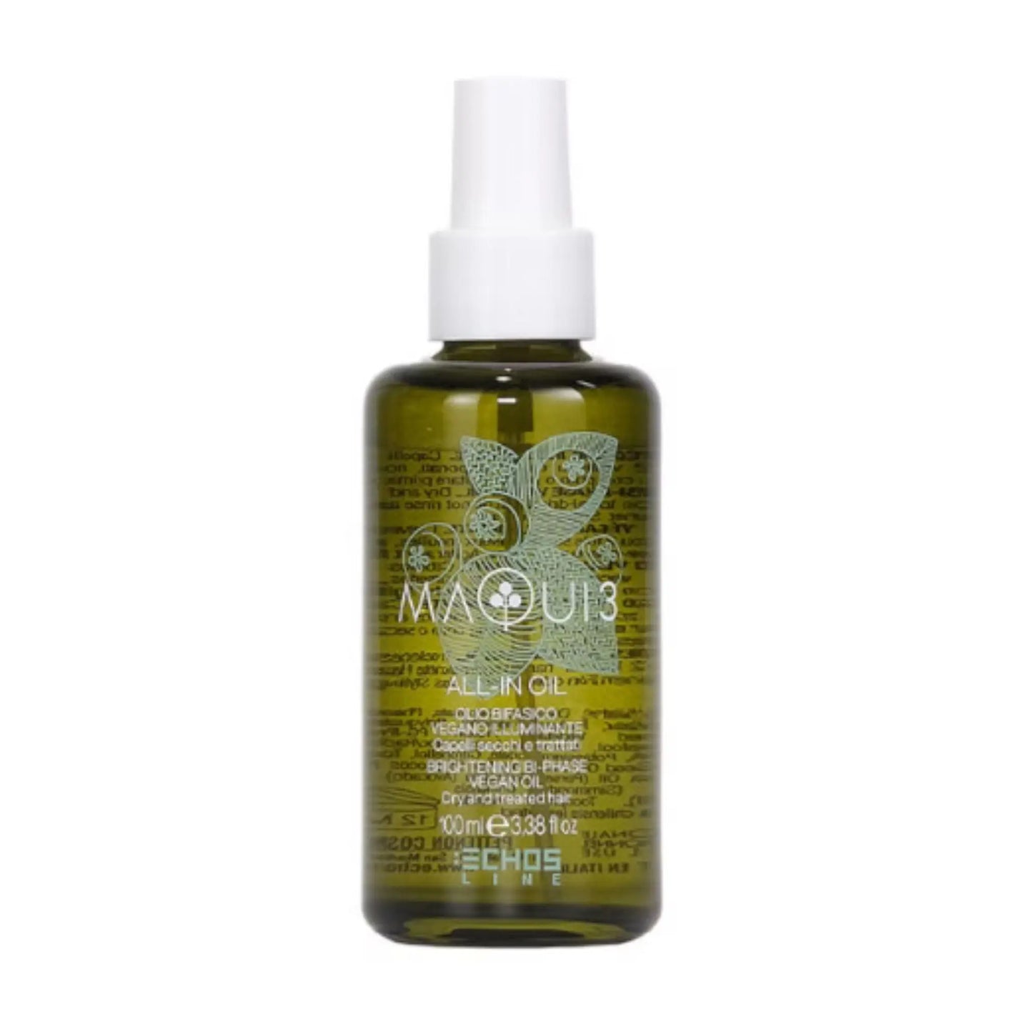 Echosline Aceite Bifásico Maqui 3, 100 ml - Brillo y Suavidad - Capeli