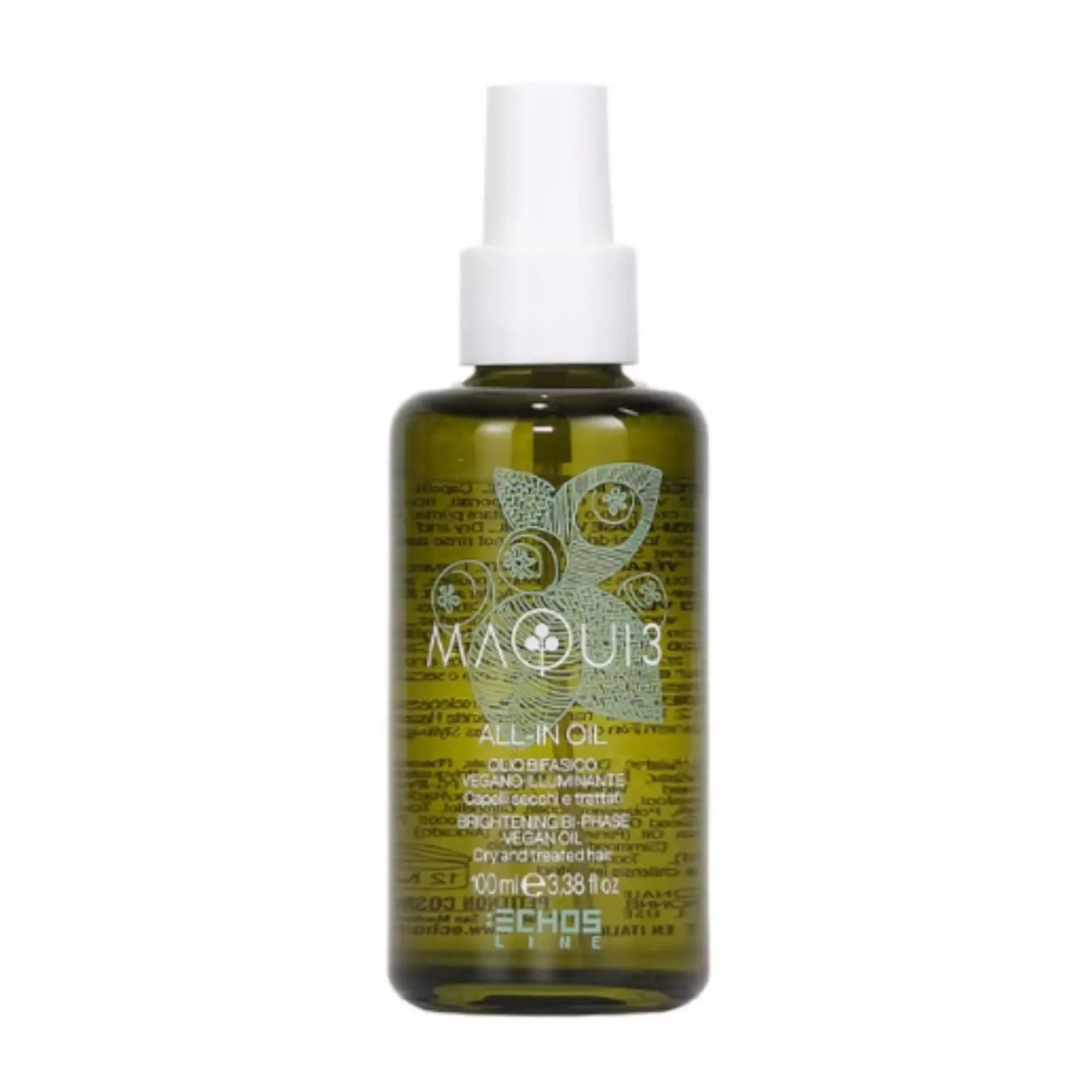 Echosline Aceite Bifásico Maqui 3, 100 ml - Brillo y Suavidad - Capeli